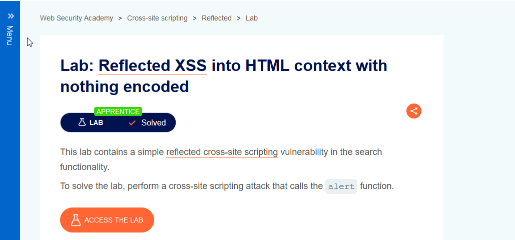 Reflected Xss Into Html Context With Nothing Encoded Lab Solved